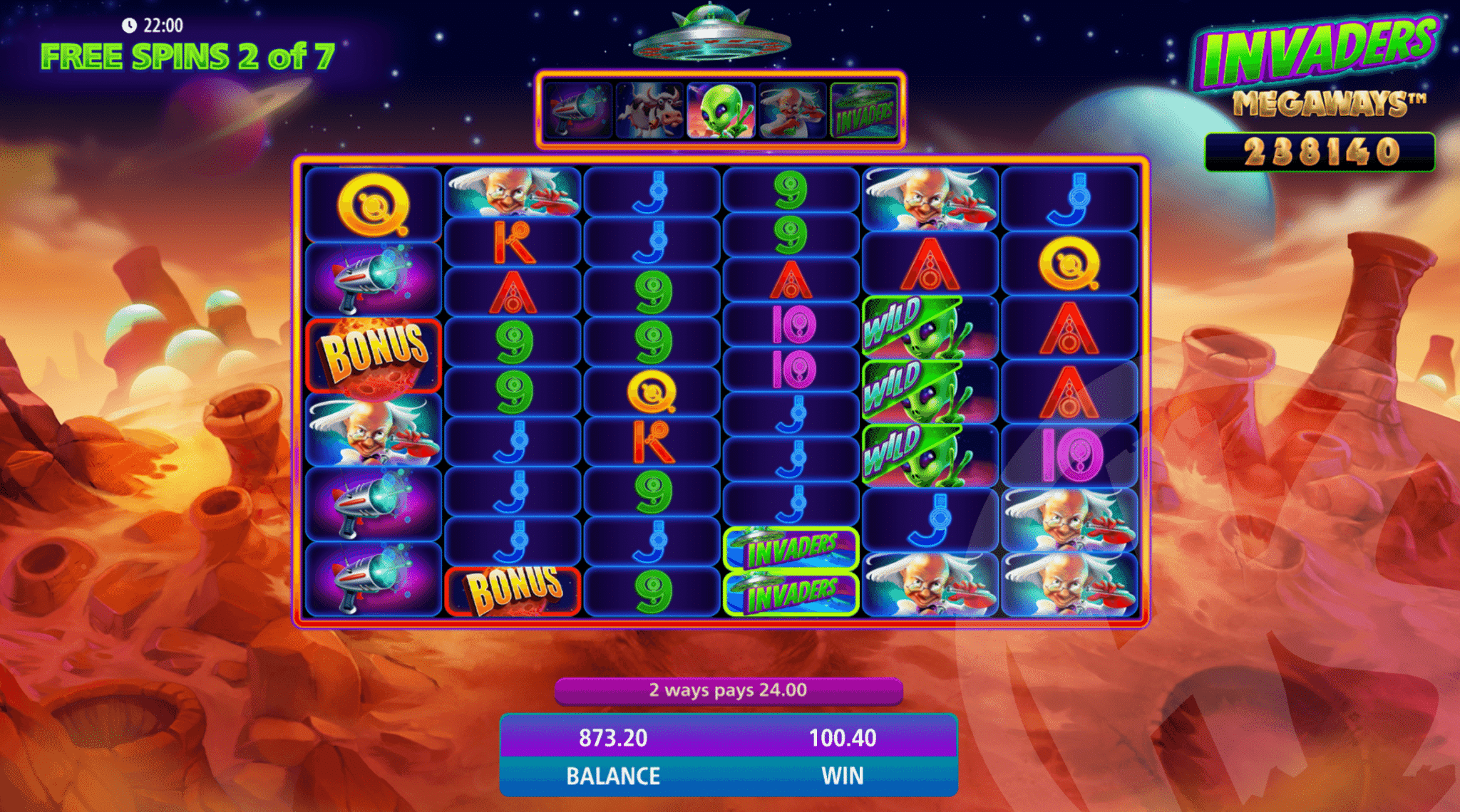 Invaders Megaways Slot Review