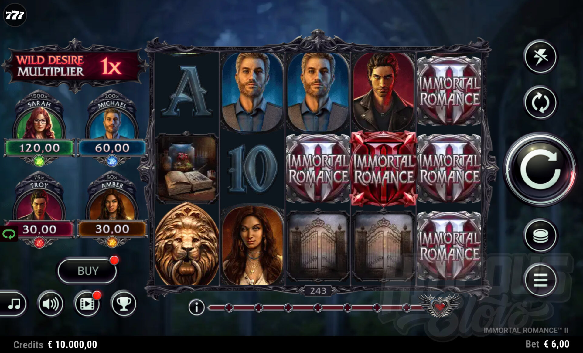 Immortal Romance II Slot Review | Stormcraft Studios