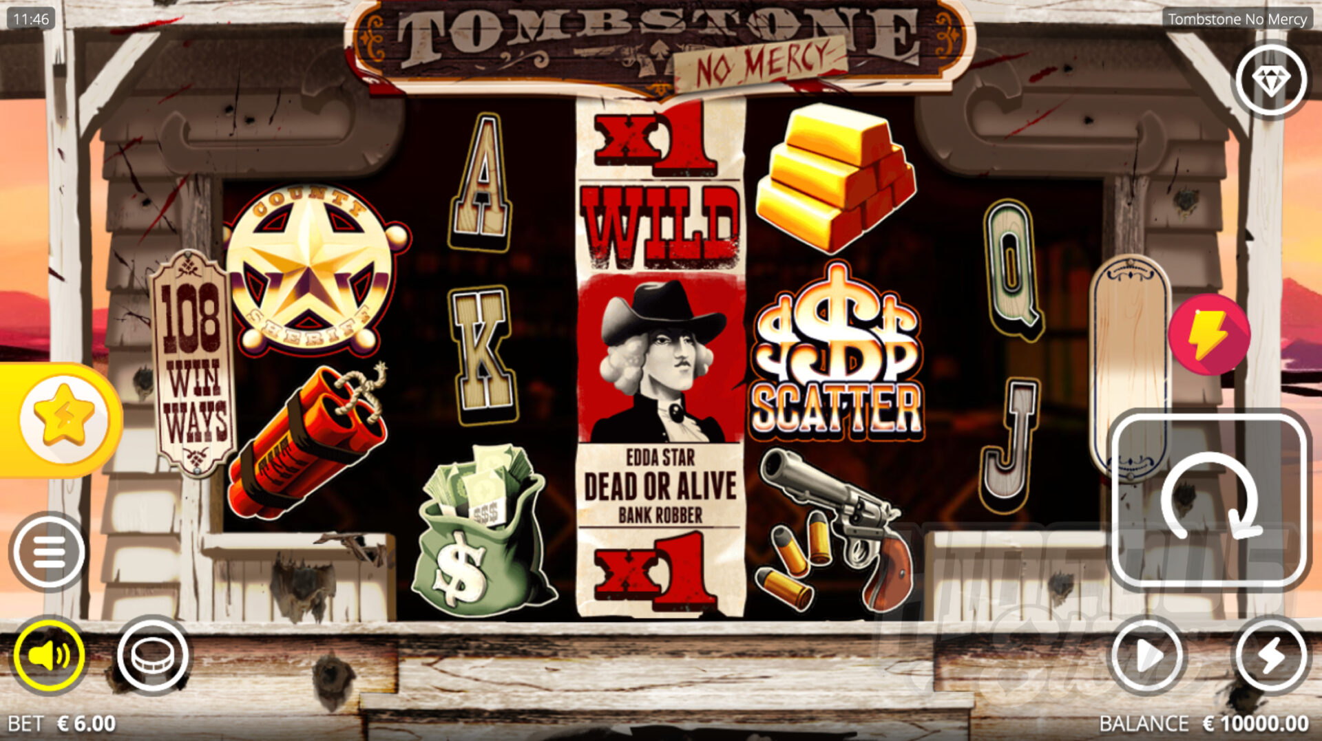 Tombstone No Mercy Slot Review | Nolimit City