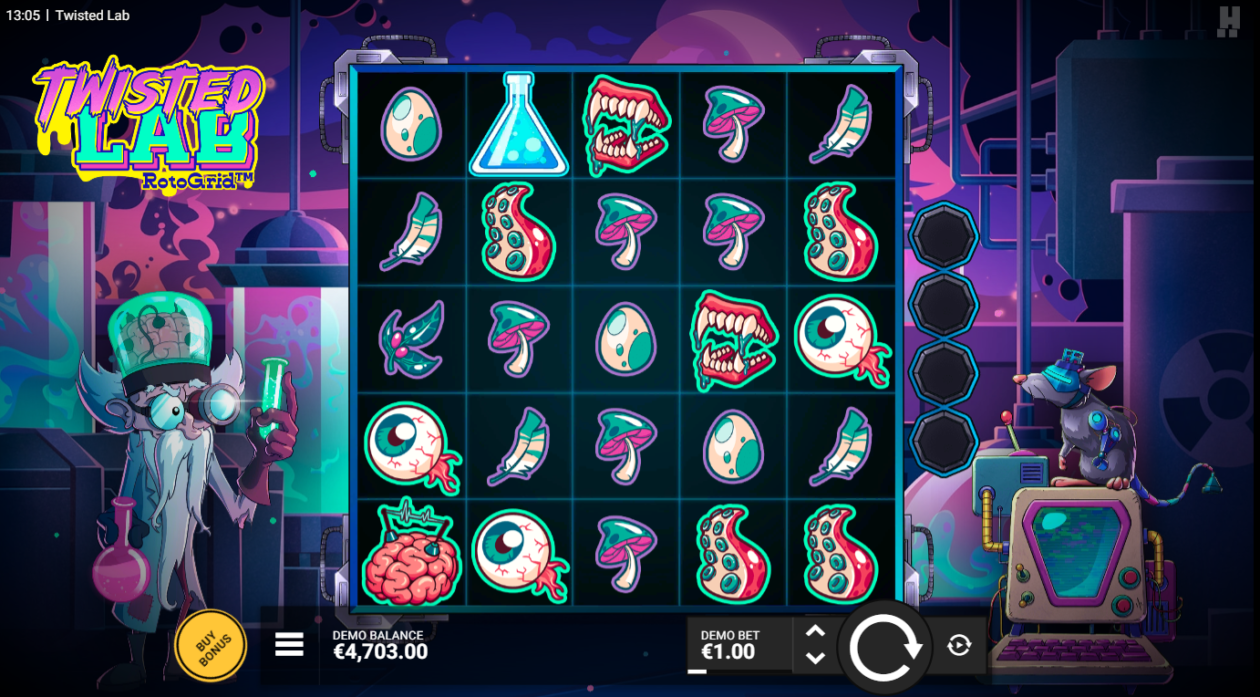 Twisted Lab RotoGrid Slot Review | Hacksaw Gaming