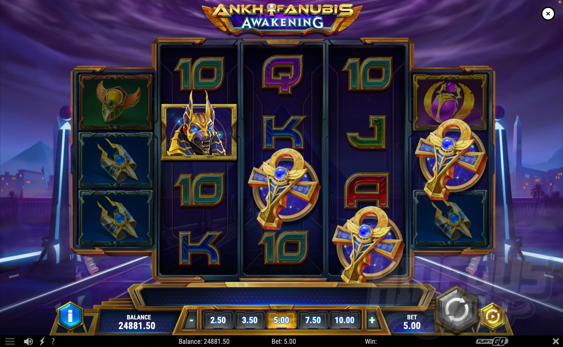 Ankh of Anubis Awakening Slot Review | Play'n GO