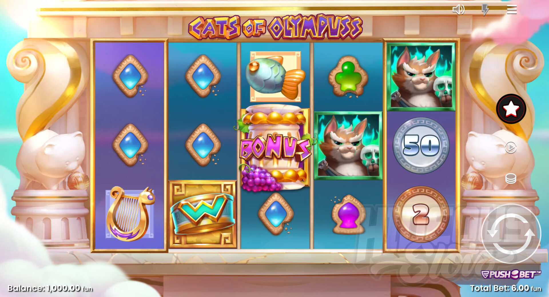 Cats of Olympuss Slot Review | Push Gaming