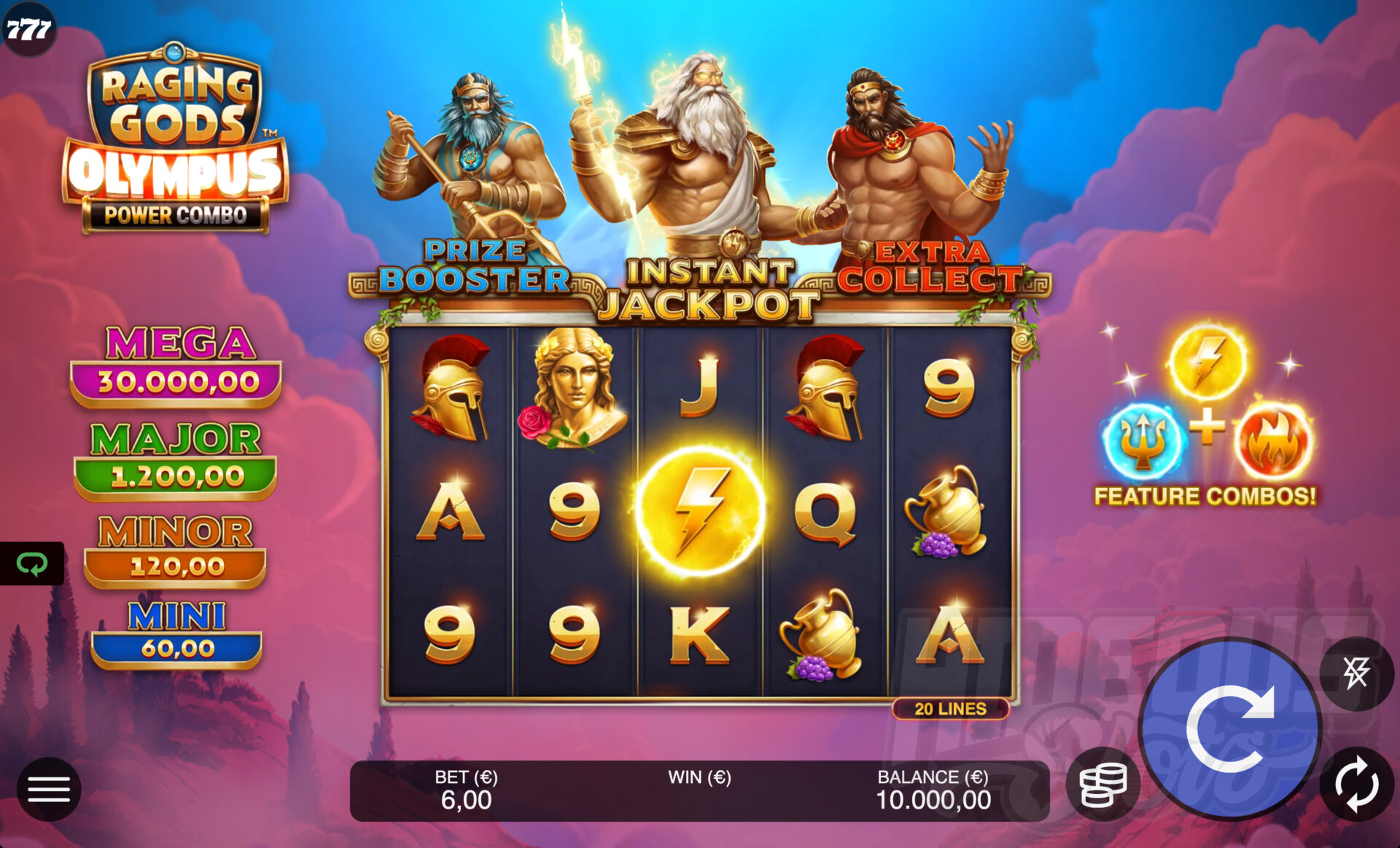 Raging Gods: Olympus Power Combo Slot Review | Nailed It! Games