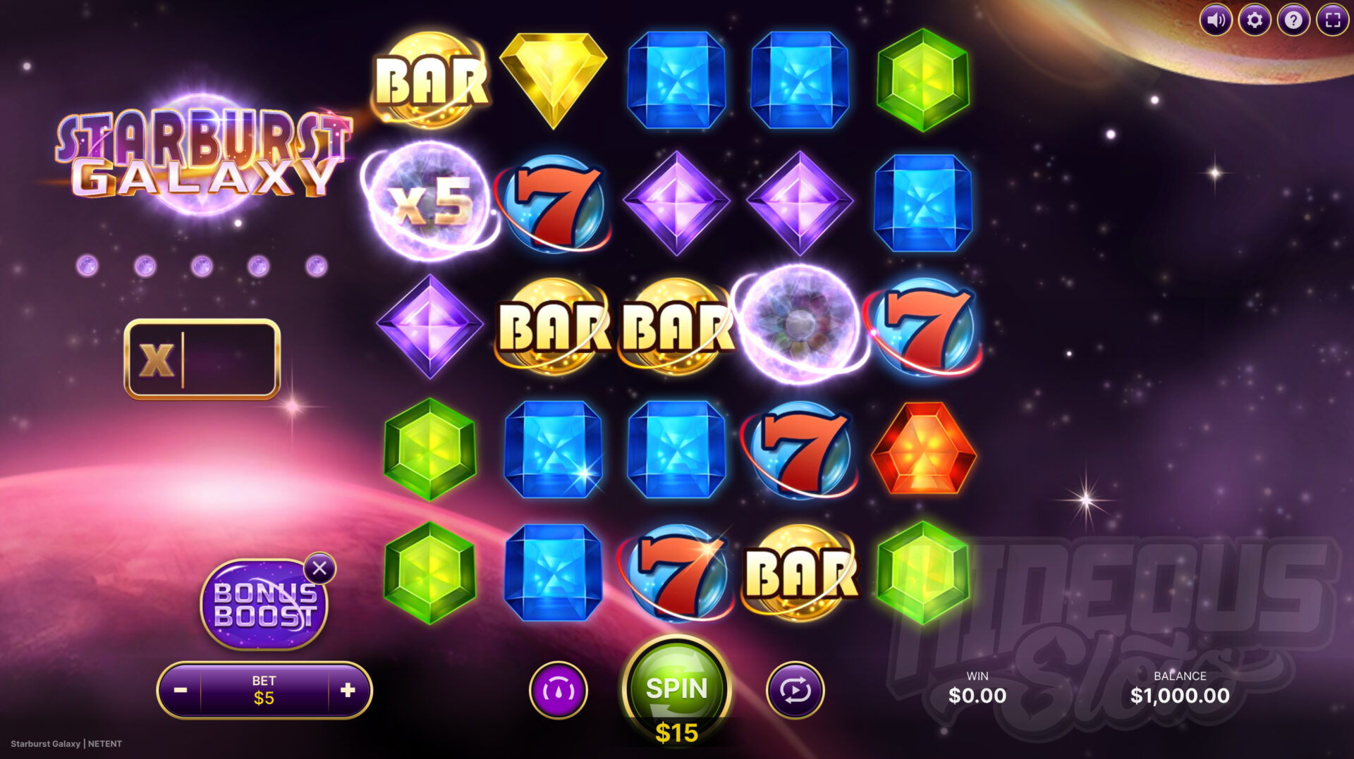 Starburst Galaxy Slot Review | NetEnt