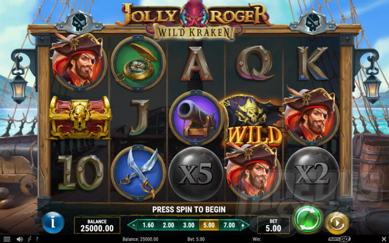 Jolly Roger Wild Kraken Slot Review | Play'n GO