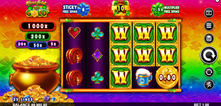 Threefold The Gold Slot Review | High Limit Studios